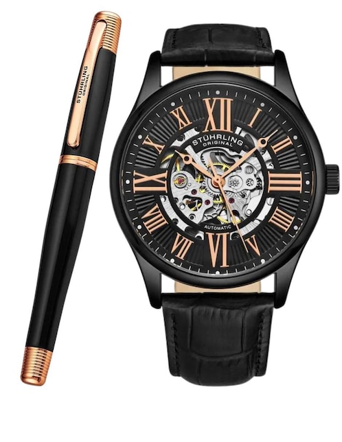 Box set reloj Stührling Atrium para hombre 3942.3 1