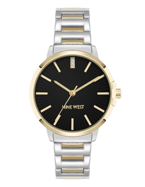 Reloj Nine West Two Tone Collection para mujer NW3335BKTT 1